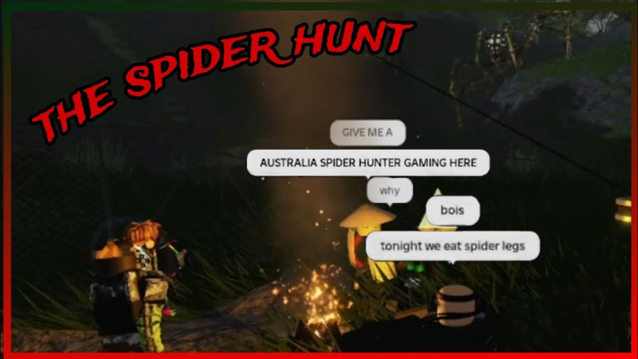 The Spider Hunt Ft. SkotmanTheIslander - Roblox Isle 10 - YouTube