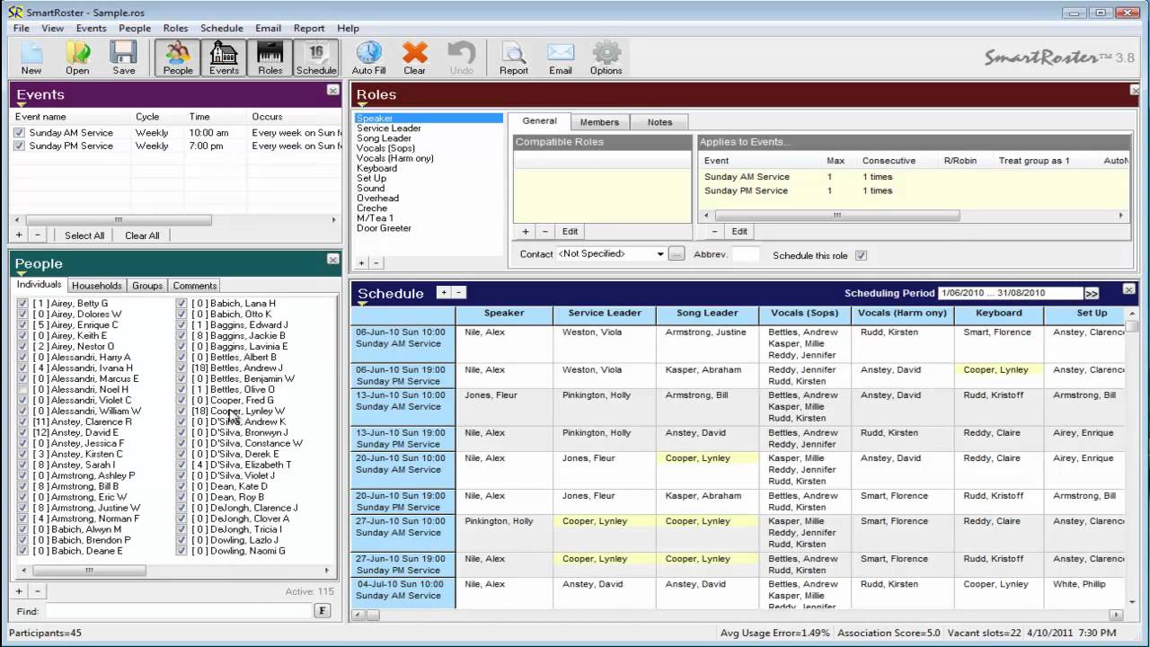 01 Smartroster tutorial: Main Window - YouTube