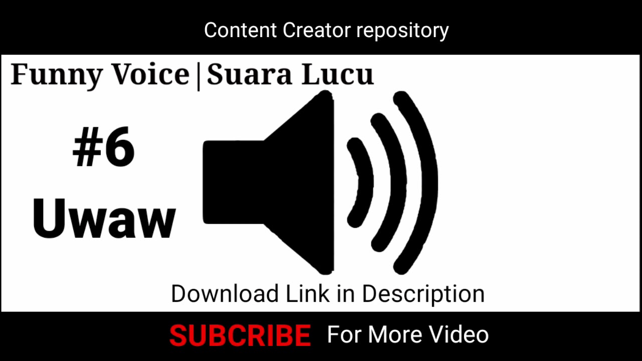 Sound effect lucu wow / uwaw #6 - YouTube