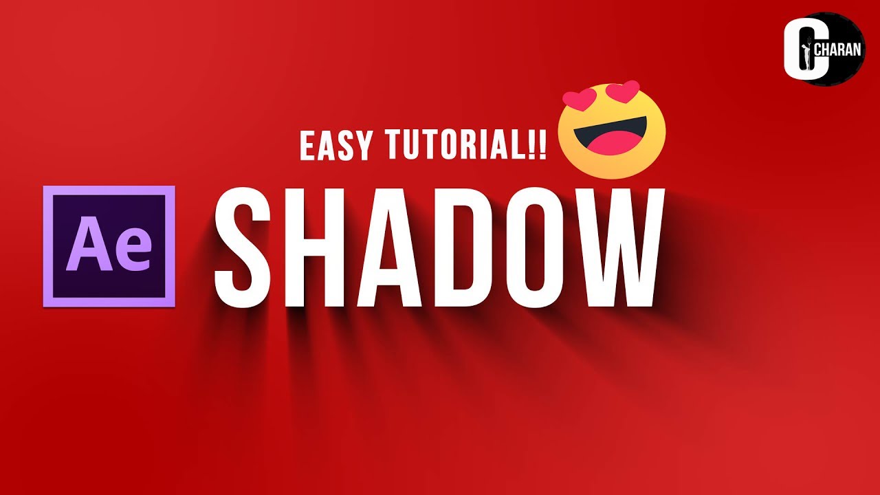 AFTER EFFECTS Tutorial - Create Shadow To Your Text - YouTube