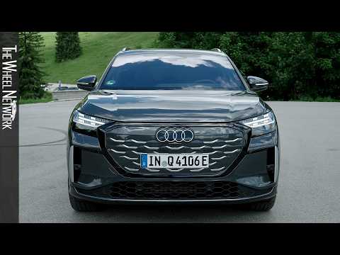 2027 Audi Q4 SUV e-tron quattro | Tambora Grey | Driving, Interior, Exterior [4K]