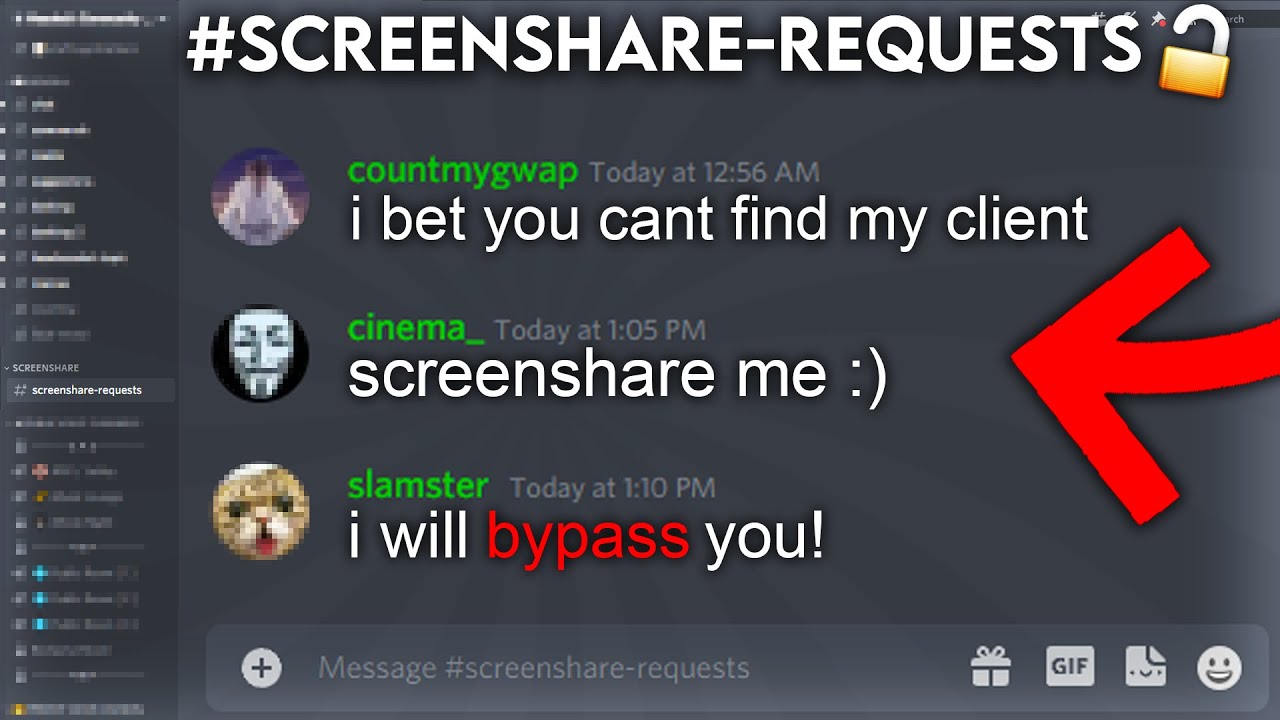 My Discord Server wants to BYPASS ME... (Screenshare Requests) - YouTube