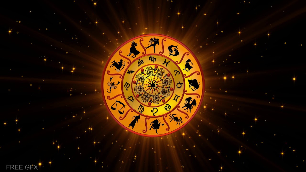 rasi chakra animated graphics background - YouTube
