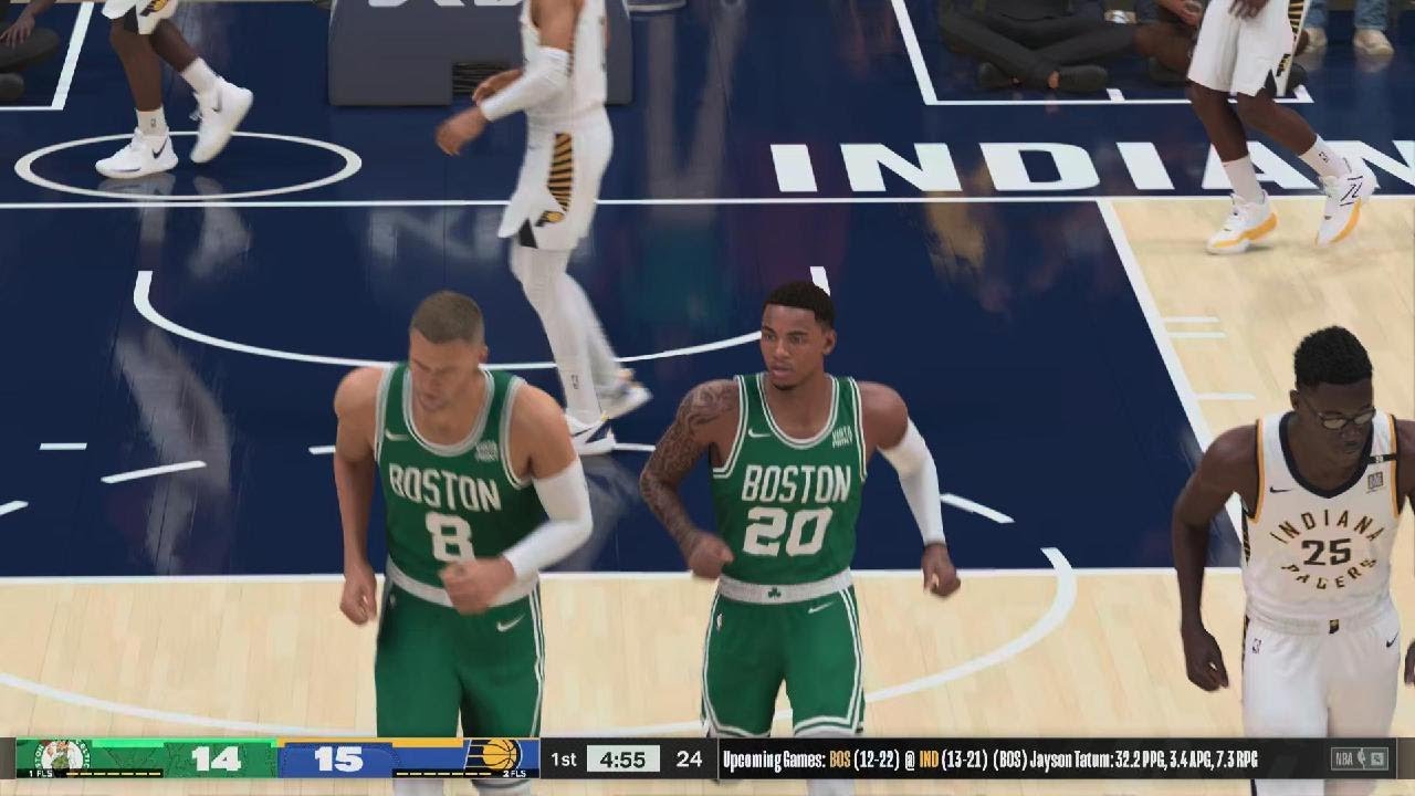 NBA 2K24 General manager mode 2023 season Celtics vs Pacers January 6th ...