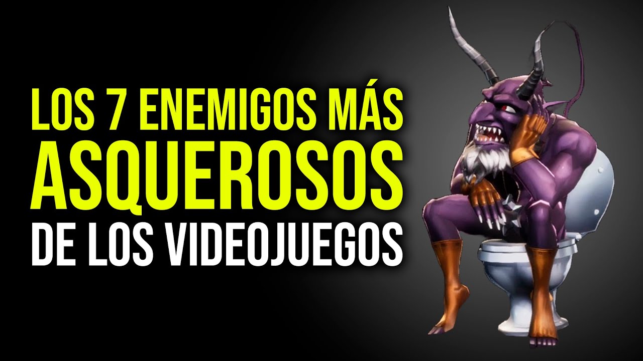 LOS 7 ENEMIGOS MÁS REPUGNANTES DE LOS VIDEOJUEGOS - YouTube