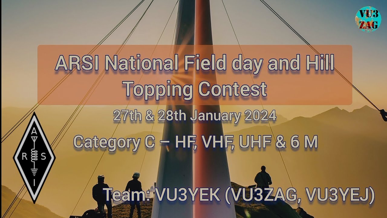 ARSI National Field day and Hill Topping Contest 2024 - YouTube