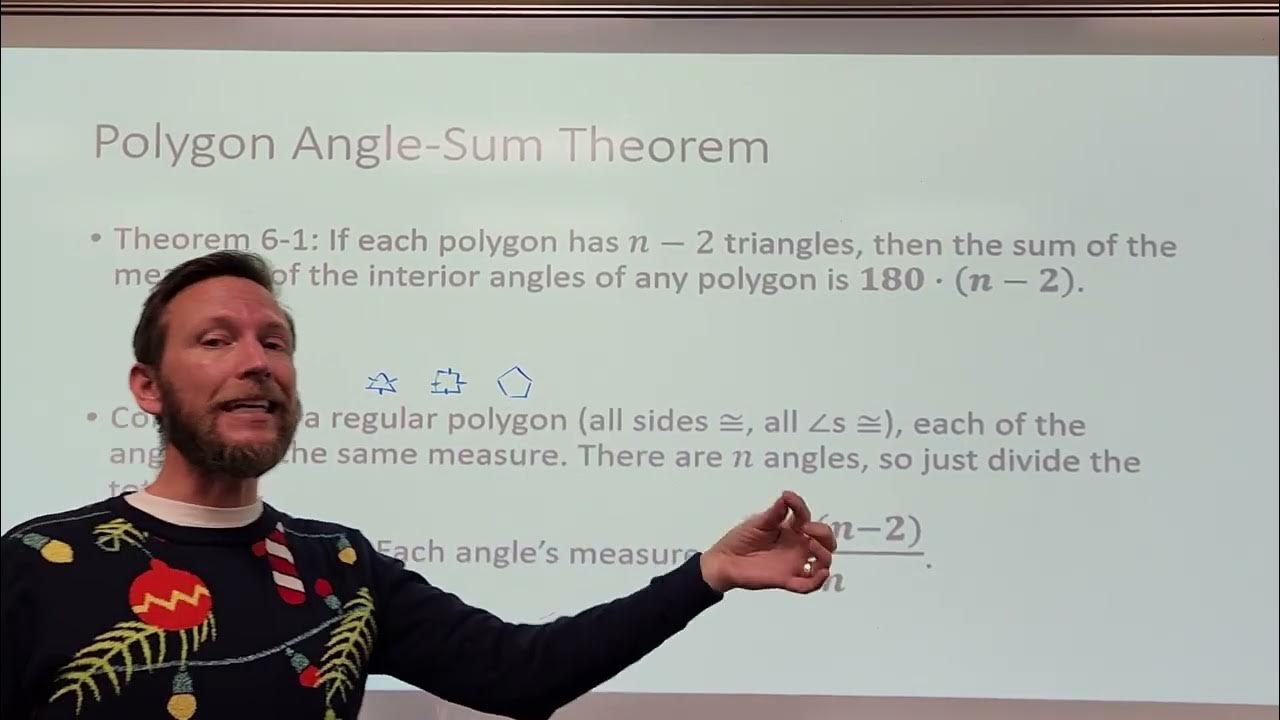 Geom Lesson 6-1: Polygon Angle-Sum Theorem - YouTube