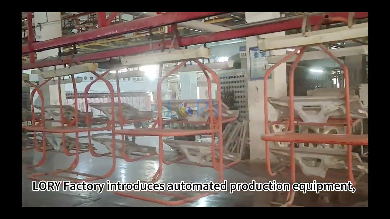 LORY factory introduces automated production equipment - YouTube
