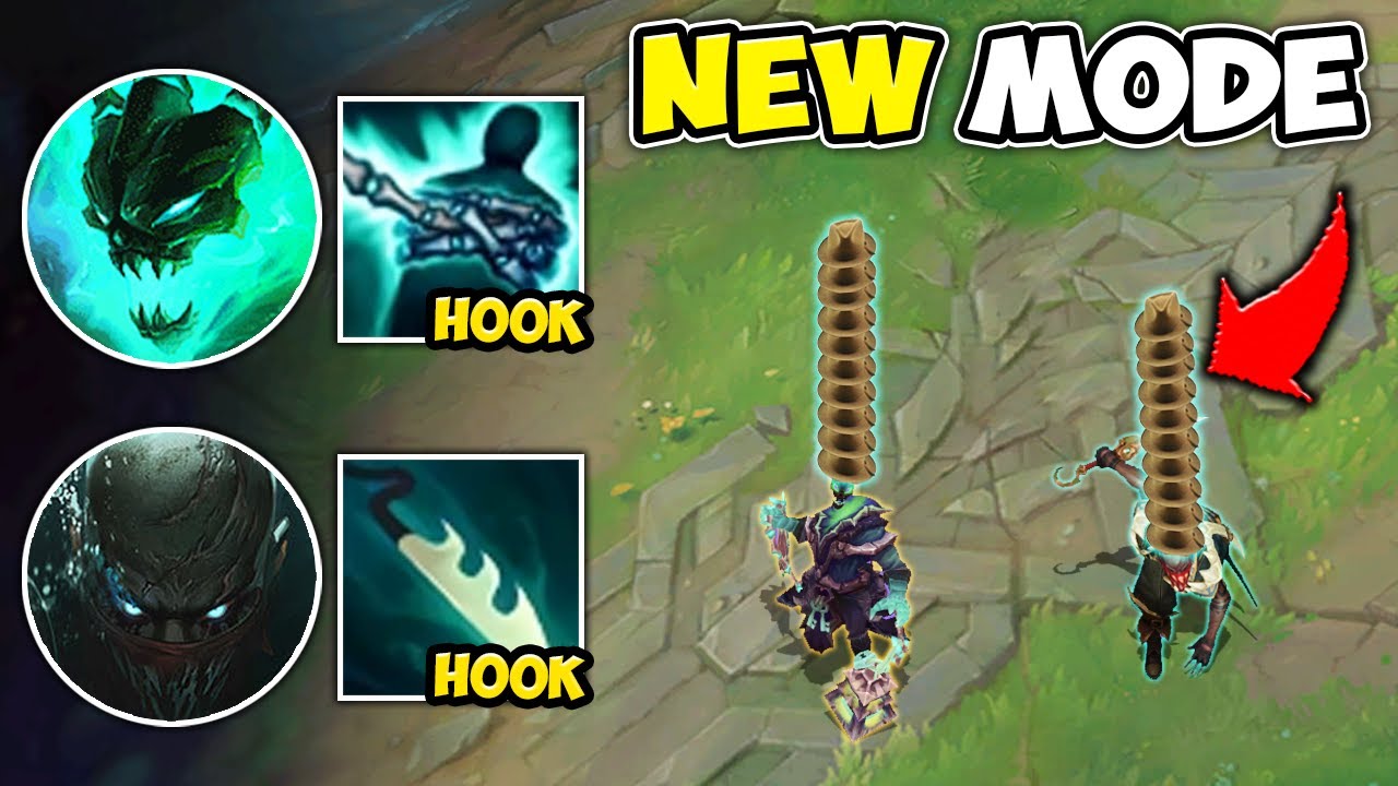 We played the double hook bot lane... but with a TWIST! (NEW GAME MODE ...