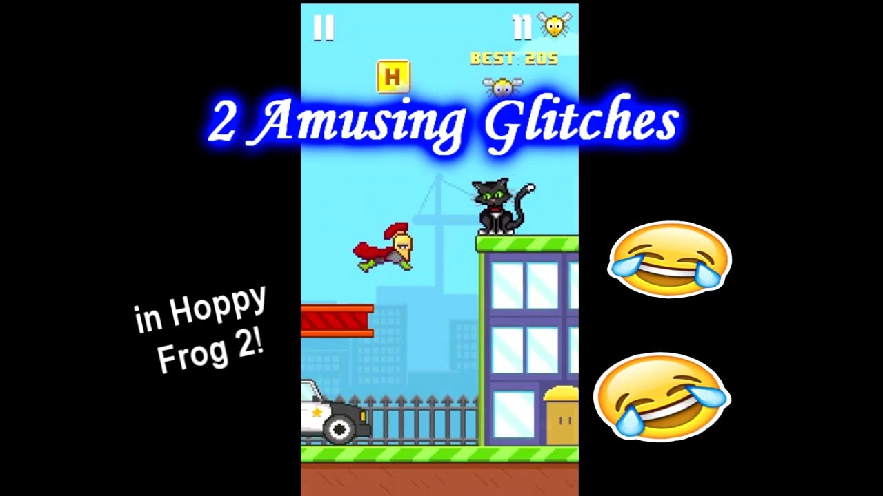 Hoppy Frog 2- City Escape: 2 Hilarious Glitches! - YouTube