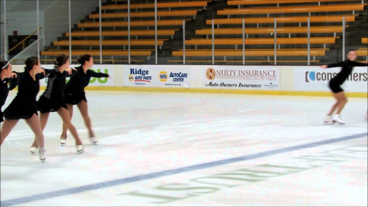 WMU's Synchronized Skating Team - YouTube