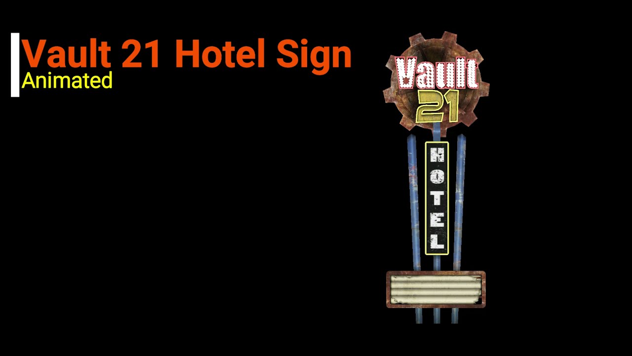 Animated Vault 22 Sign - YouTube