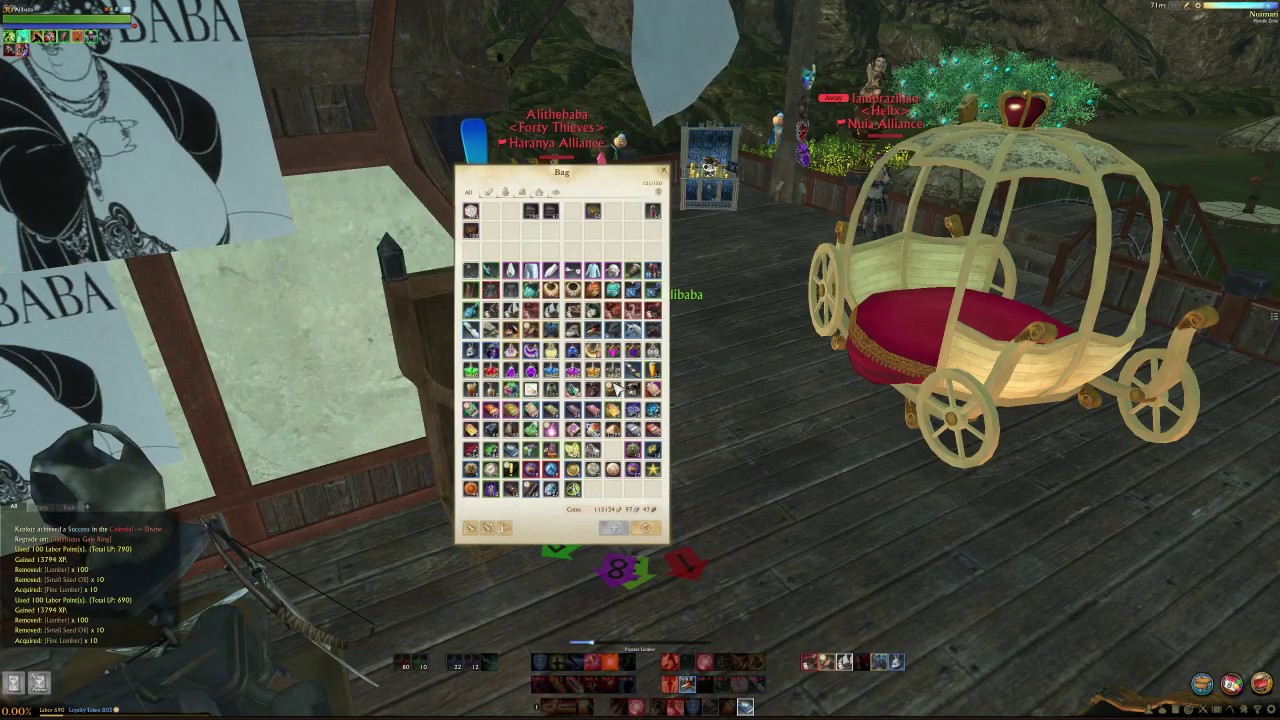 Archeage crafting 30 epherium bows - YouTube