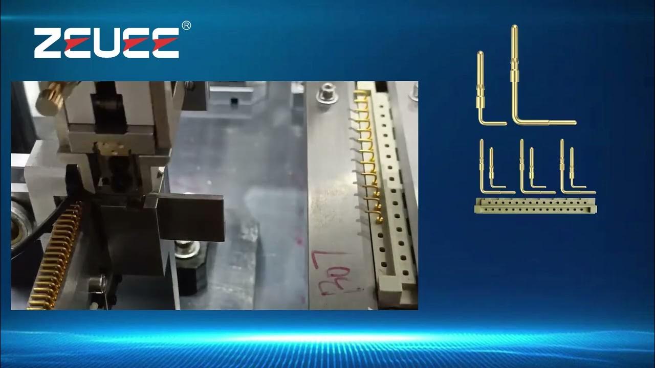 Full automatic Pin insertion machine - YouTube