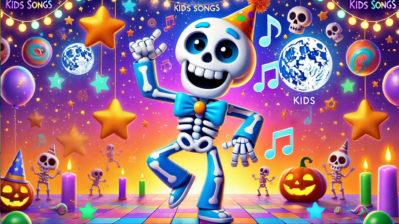 The Skeleton Dance | Kids Songs | Baby songs | Song for Kids | Nursery ...
