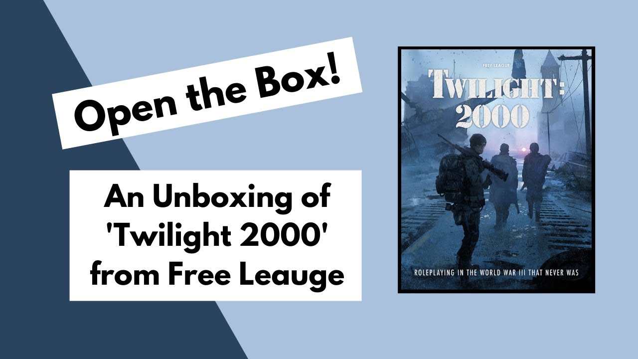 Open the Box! Free League's 'Twilight: 2000' 4th Edition Unboxing - YouTube