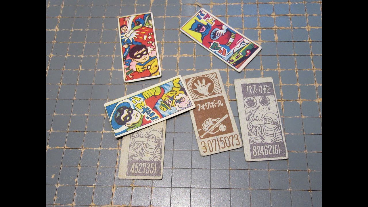 Menko Cards: A Nostalgic Recollection - YouTube