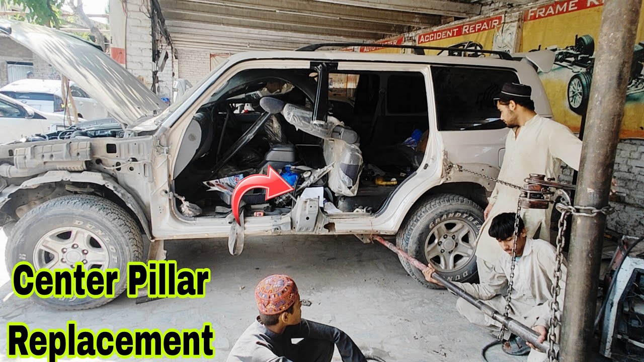 Awesome process Toyota Prado center Pillar Replacement In The Local ...