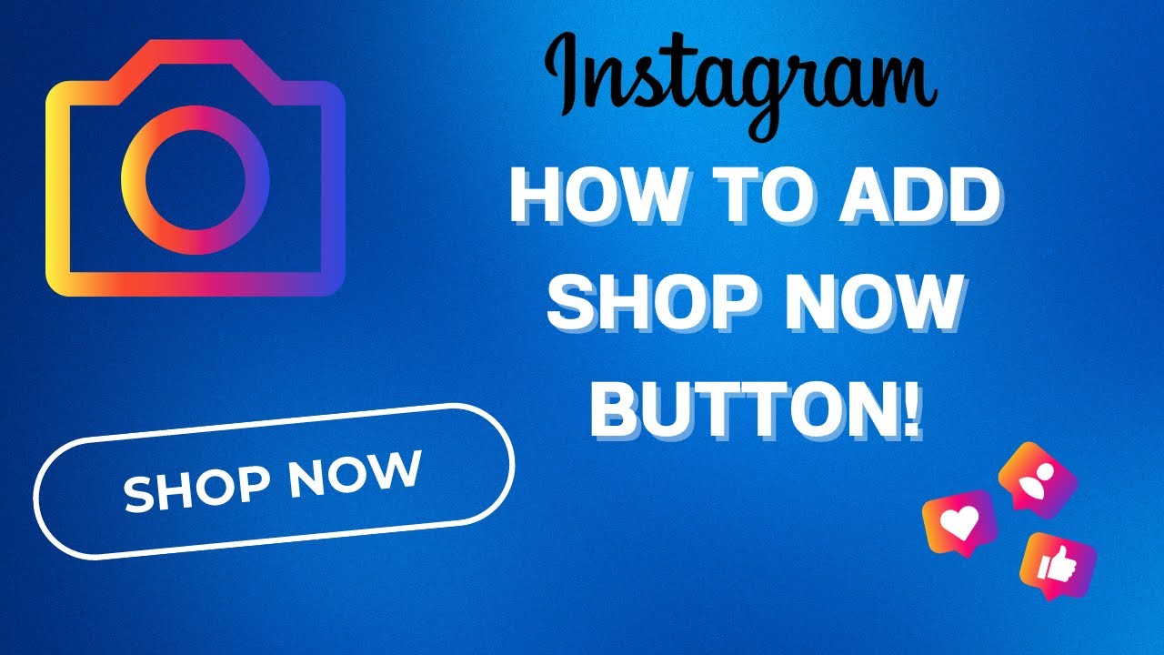 How to ACTUALLY add Shop Now Button on Instagram (2024 Update) - YouTube