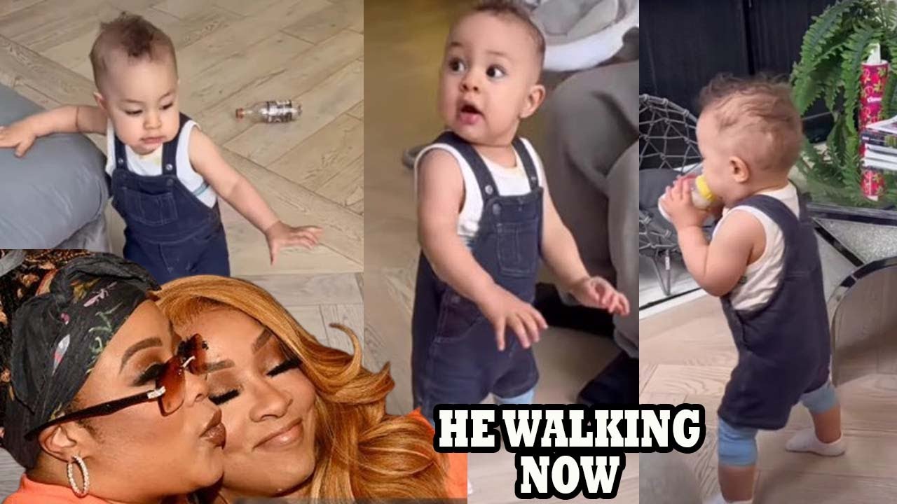 Adorable! Da Brat and Judy Dupart Baby True Legend Starting To Walk ...
