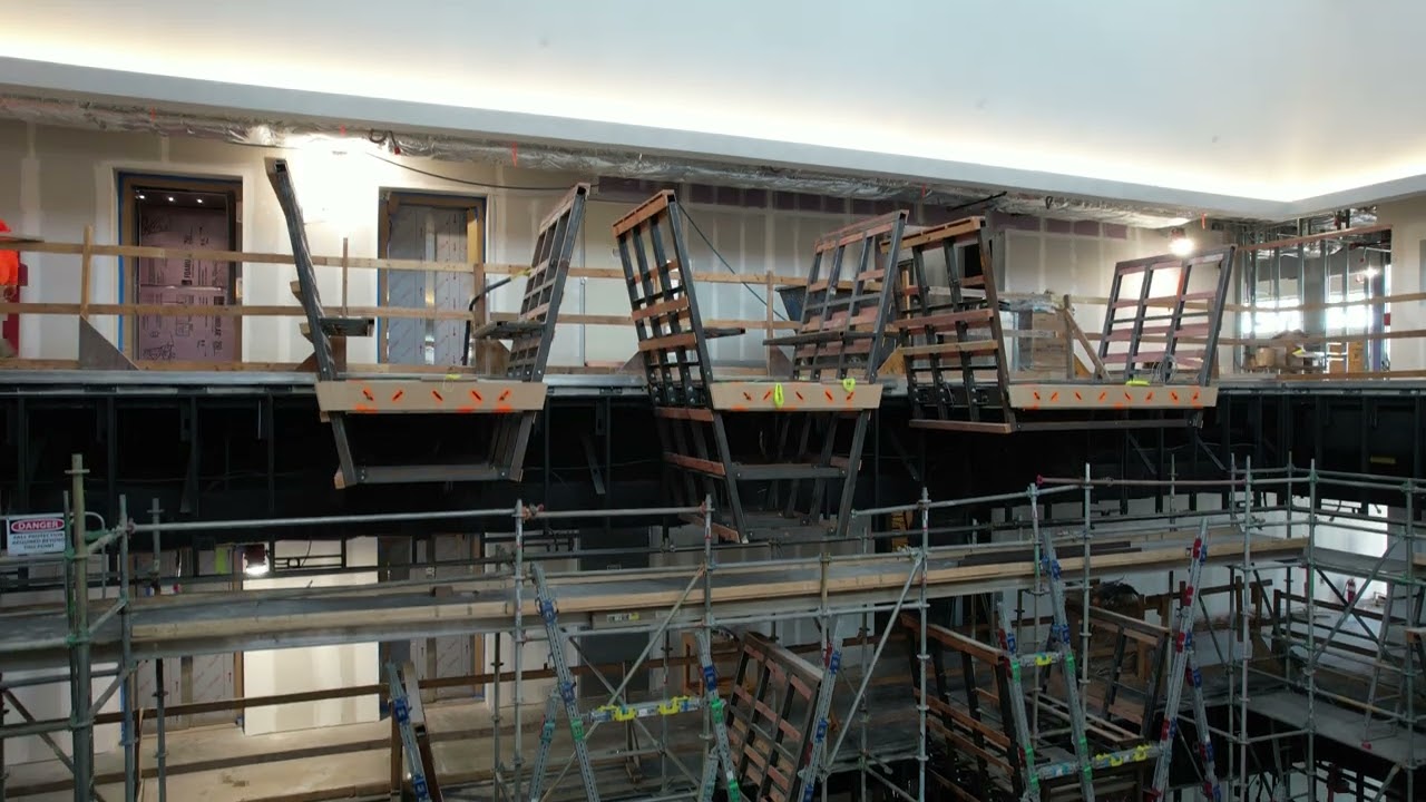 USF ATRIUM LATTICE INSTALLATION - YouTube