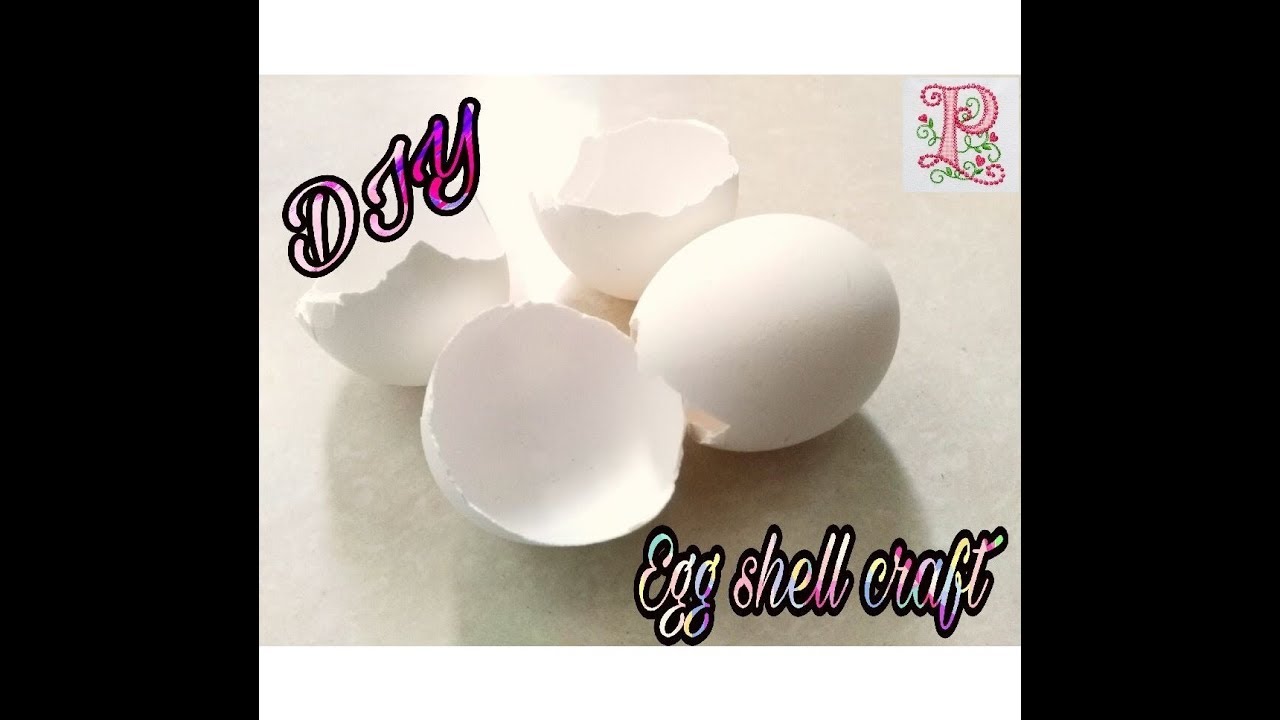 Egg shell craft || Jewellery making using egg shells at home - YouTube