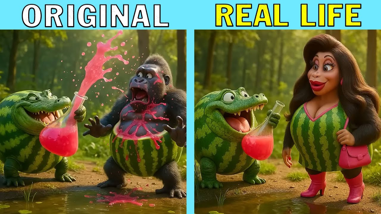 Brainrot memes love transformation | Brainrot Original vs Real life ...