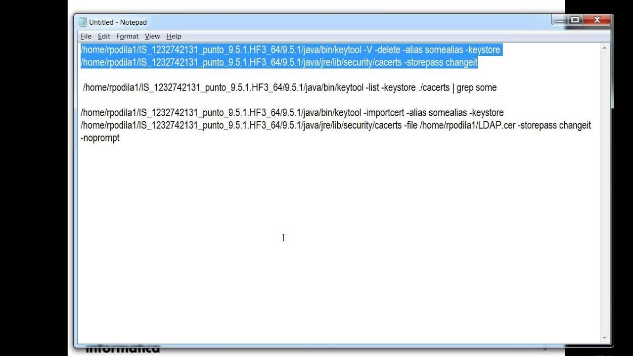 PowerCenter LDAP Authentication SSL Protocol - YouTube