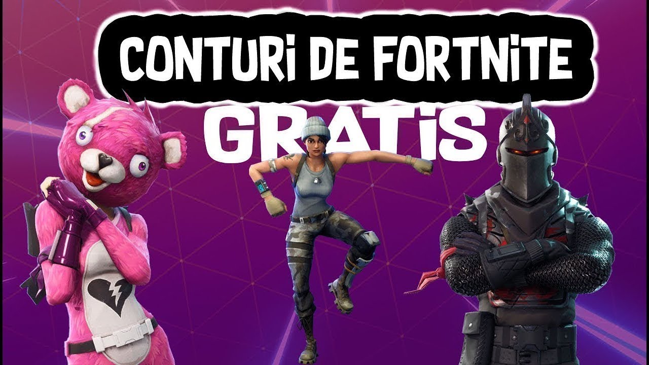 DAM CONTURI GRATIS DE FORTNITE | FORTNITE ROMINIA - YouTube