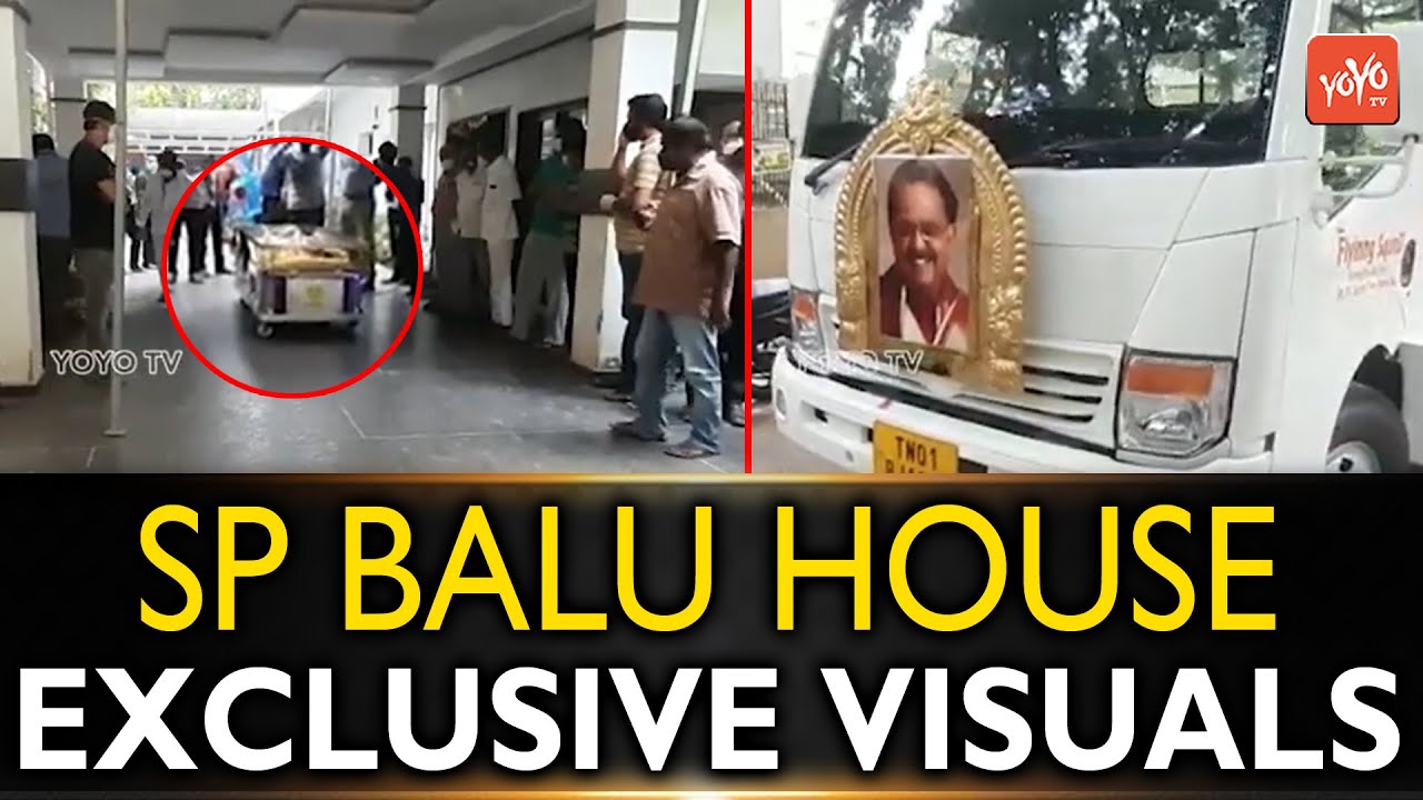 EXCLUSIVE VISULAS At SP Balasubrahmanyam Chennai House | SP Balu MGM ...