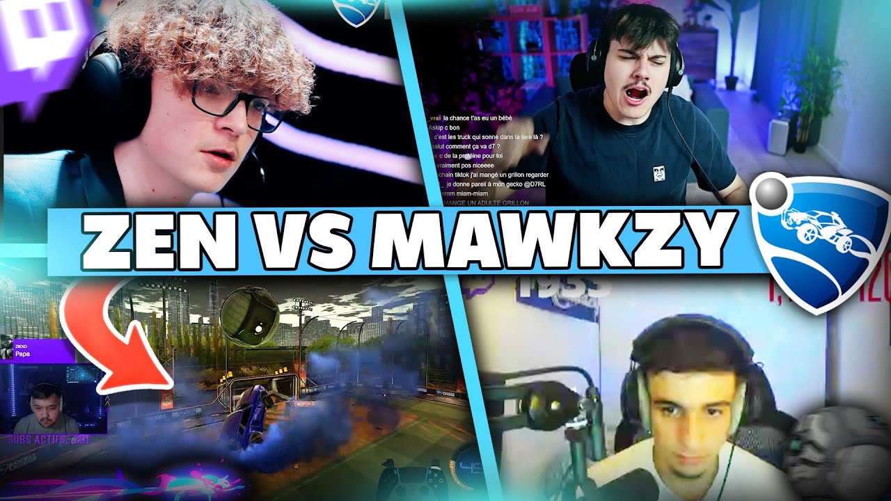 ZEN RENTRE UN BUT DE FOU CONTRE MAWKZY - Best of Rocket League FR #300 ...