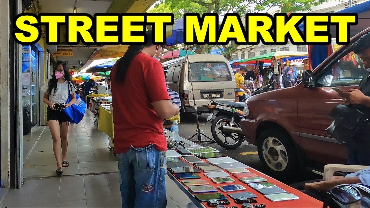 Street Market in Kuala Lumpur, Malaysia. Jalan Pasar PUDU - YouTube