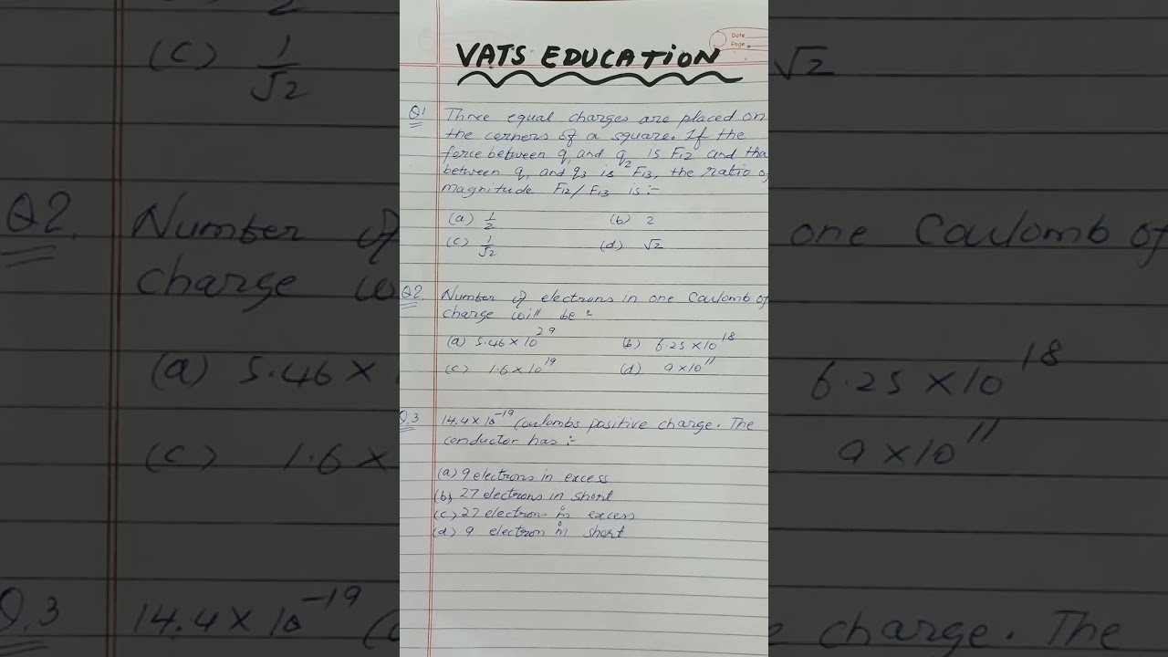 Quantisation of Electric charge | How to find number of electrons ...