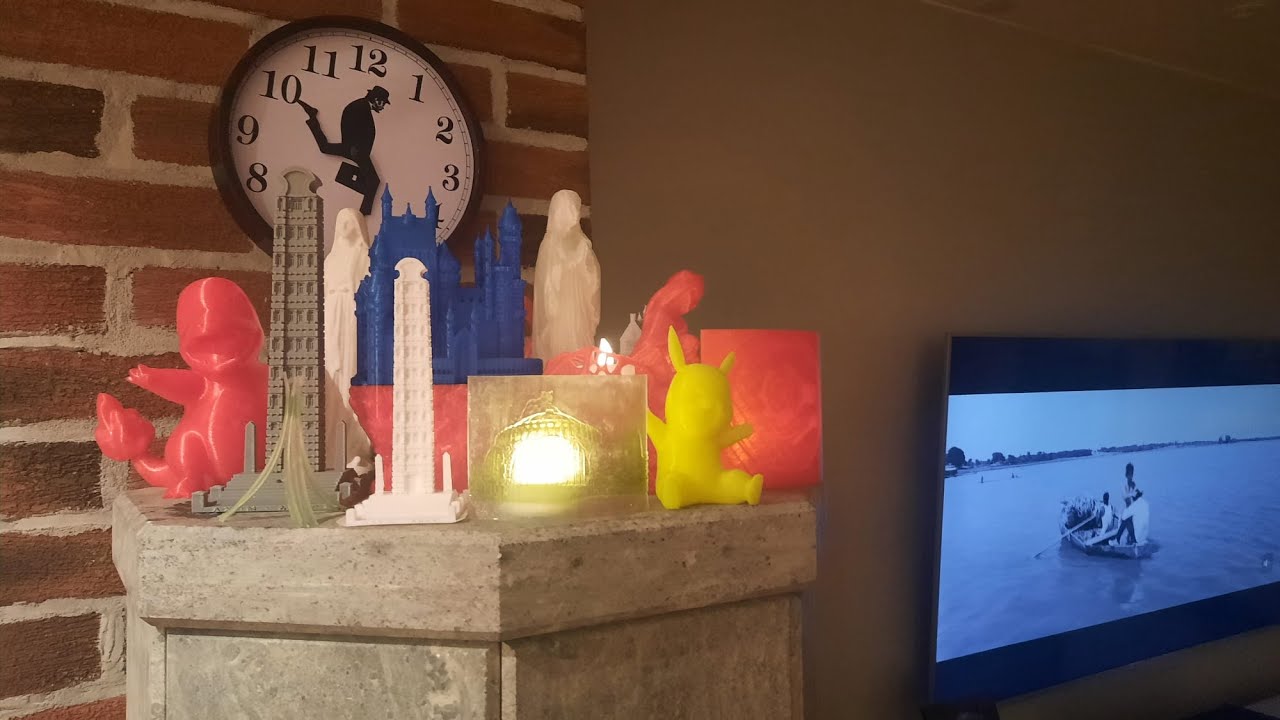 3D PLA plastic model - YouTube