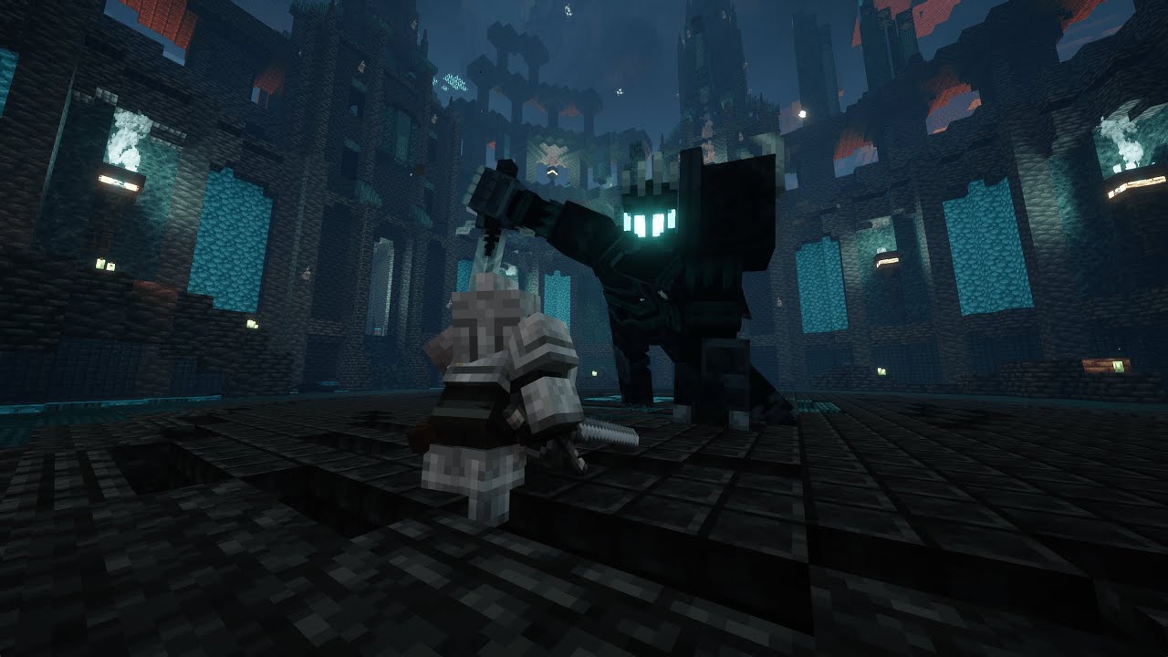 Minecraft: Bosses' Rise - Underworld Knight Boss Fight (4K 60FPS) - YouTube