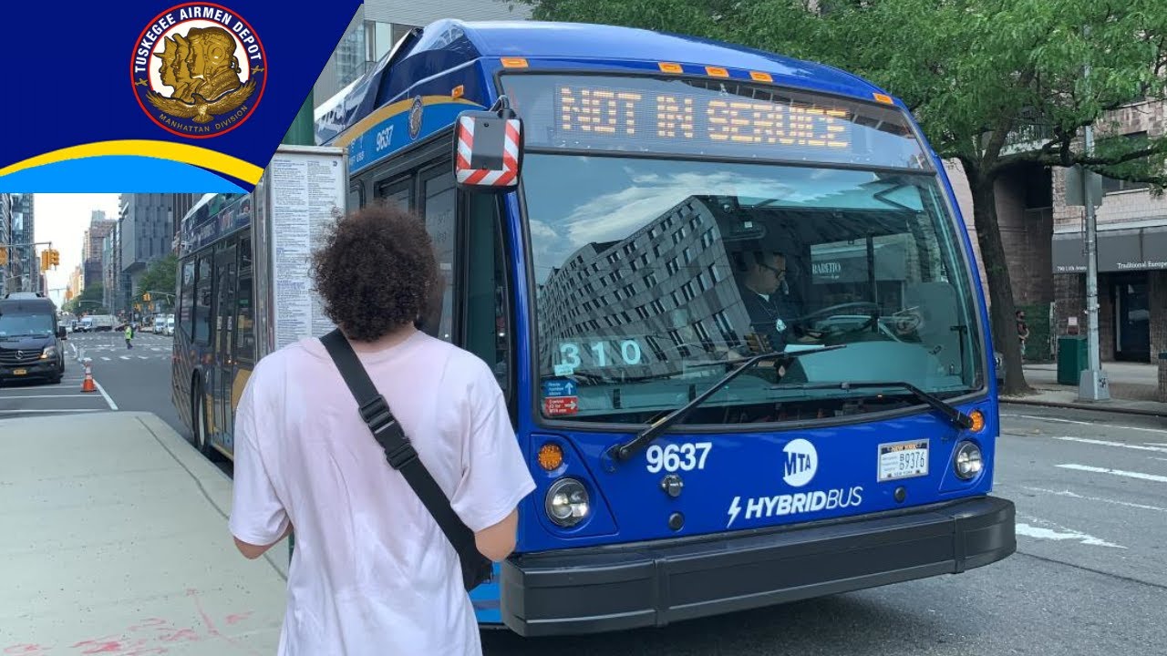 「MTA」2021 Novabus LFS HEV #9637 on the M31 - YouTube