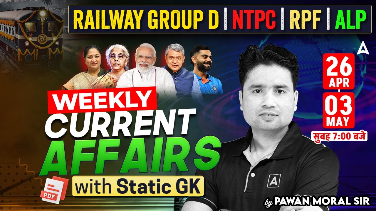 Weekly Current Affairs | 26 April to 3 May Current Affairs 2025 ...