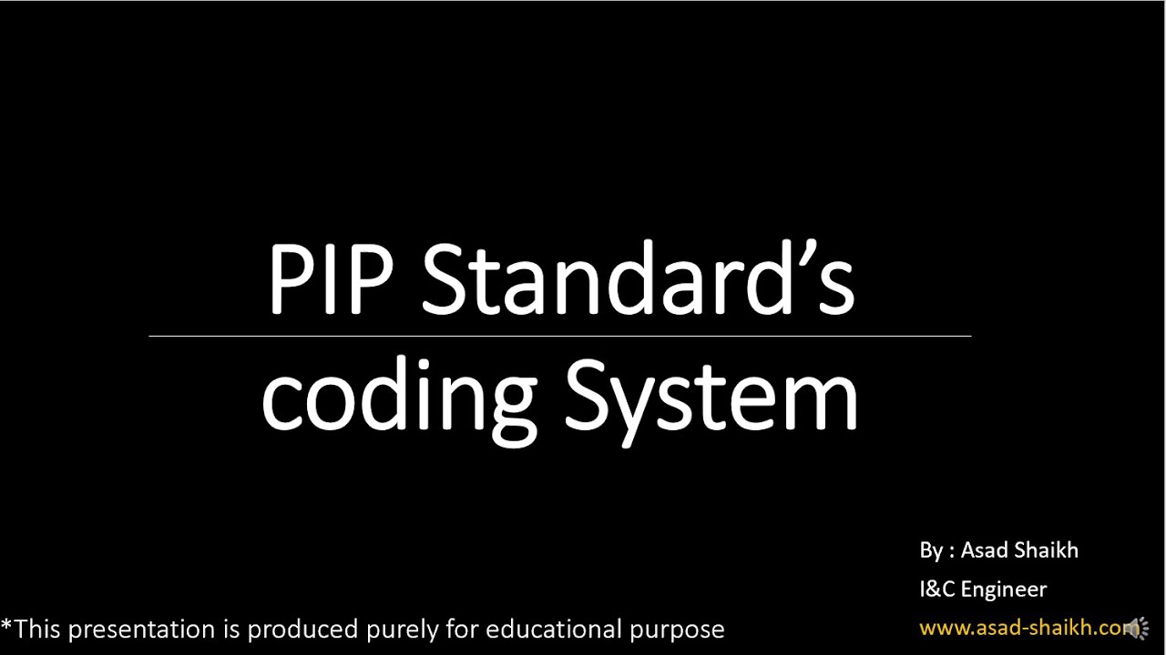 PIP Standards Naming Secret - YouTube
