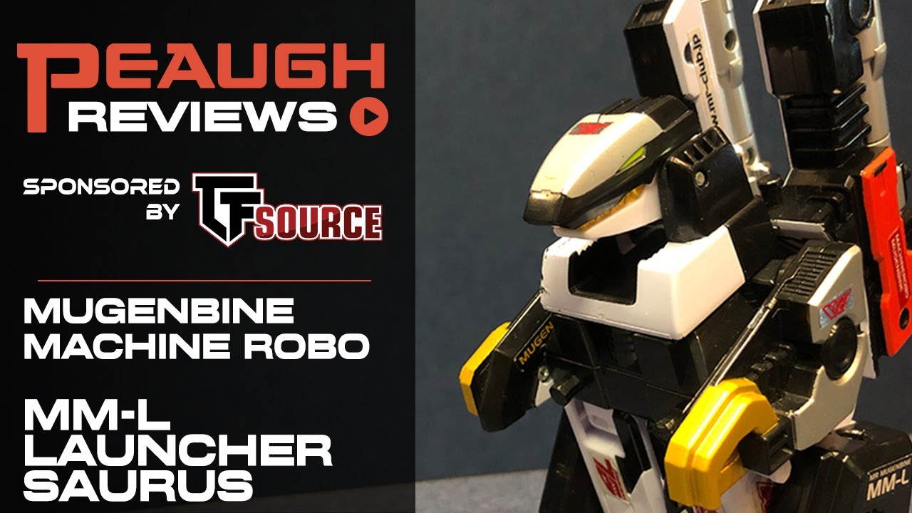 Video Review: Mugenbine Machine Robo MM-L LAUNCHERSAURUS - YouTube