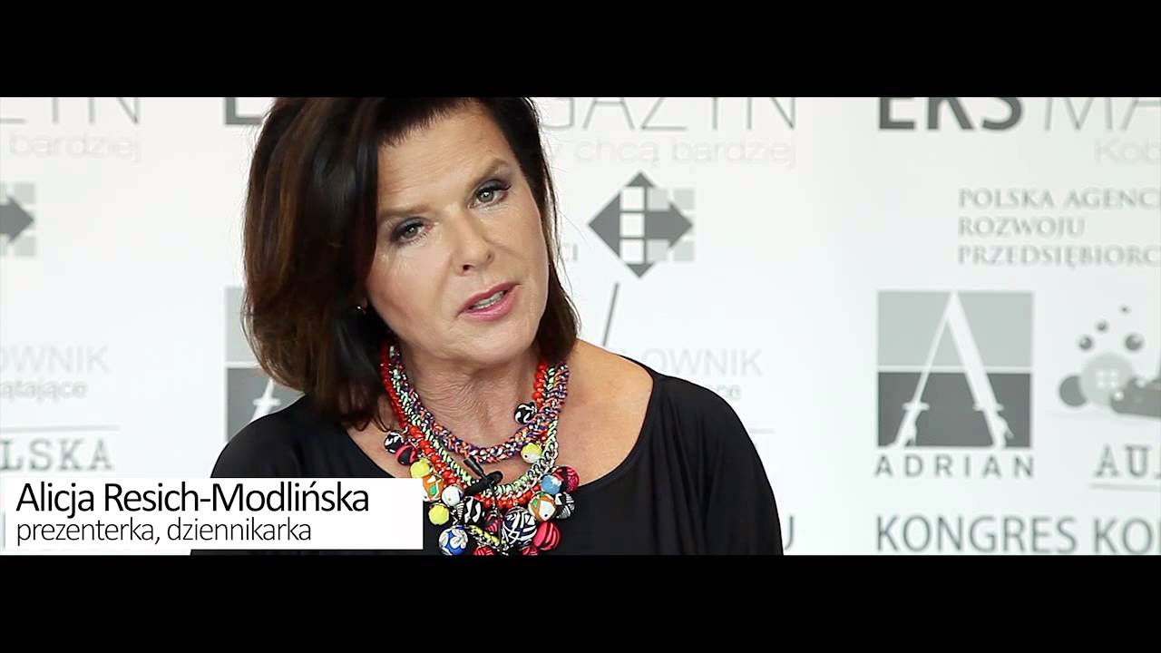 Kongres Kobiet Sukcesu - Alicja Resich-Modlińska - YouTube