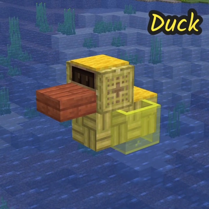How To Make A Little Duck In Minecraft. #minecraft #shorts. # ...