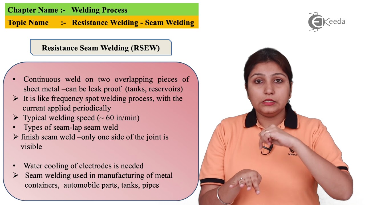 Resistance welding - Seam Welding - Welding Process - Production ...
