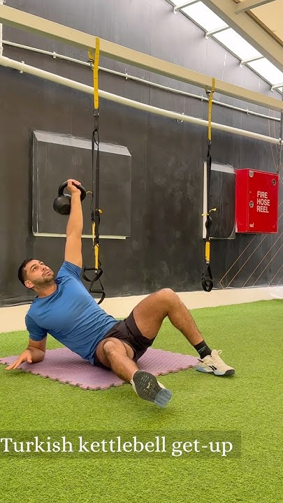 Kettlebell Turkish get-up - YouTube