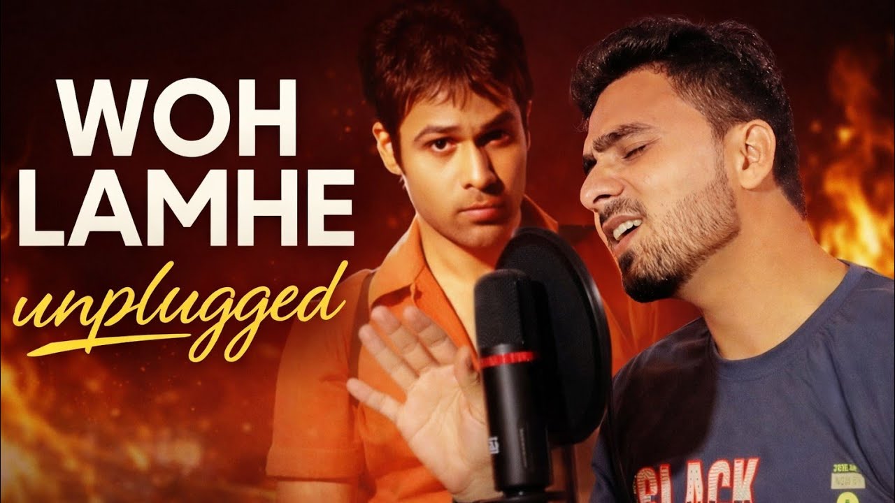 Woh lamhe wo batein | Cover Basim Malik ) Unplugged Version Reply Song ...