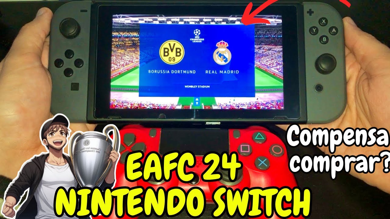 O EAFC 24 roda bem no Nintendo switch? Vale a pena? - YouTube