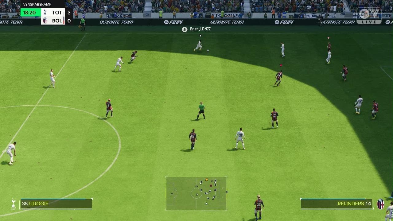 Tottenham GW4 S1 BOLOGNA - YouTube