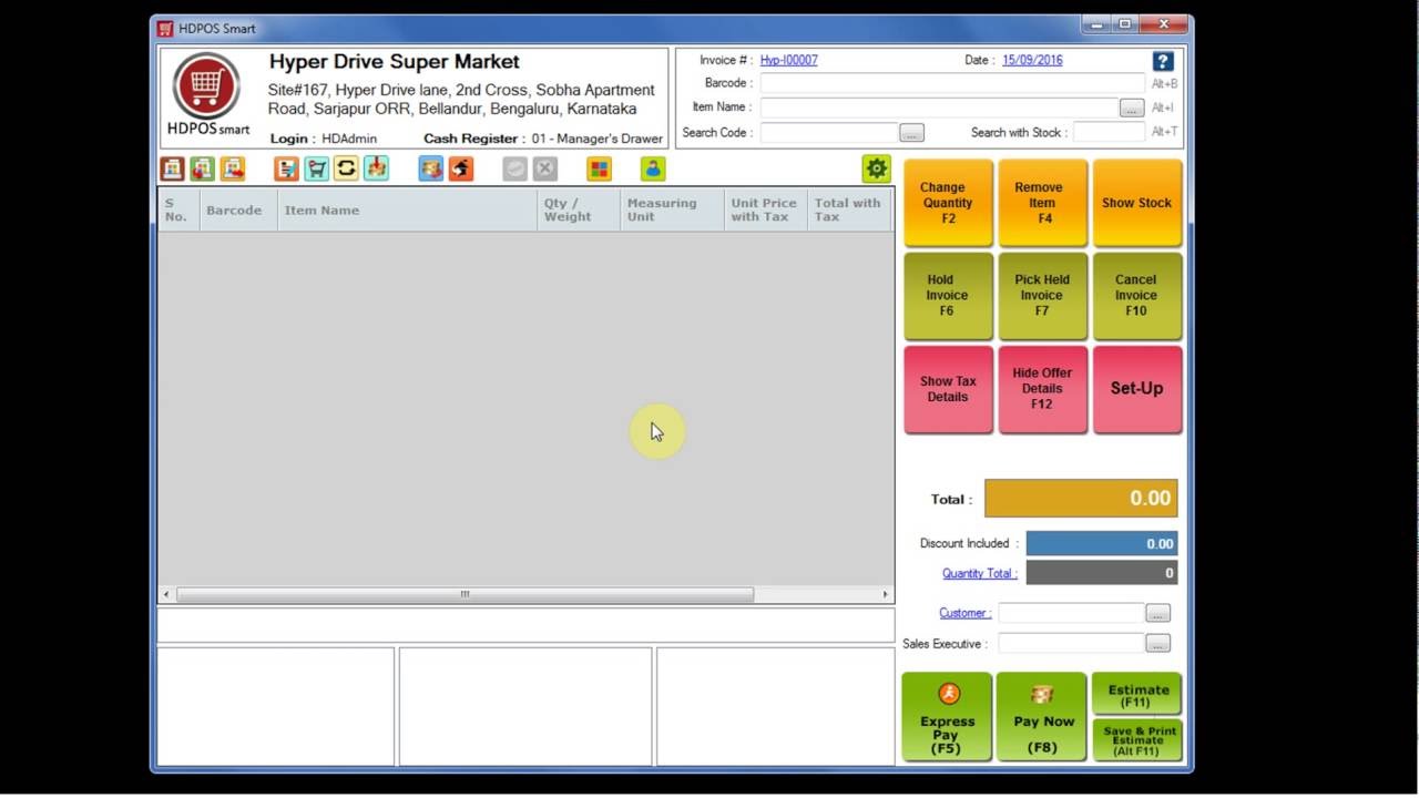 How to clone an existing invoice in HDPOS smart ? - YouTube