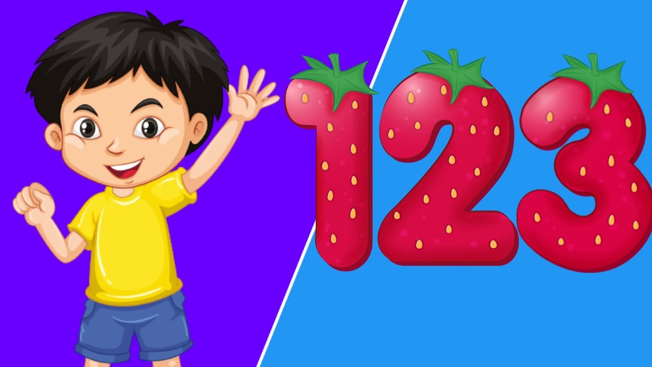 Number song 123 numbers number names 1 to 100 counting for kids learn ...
