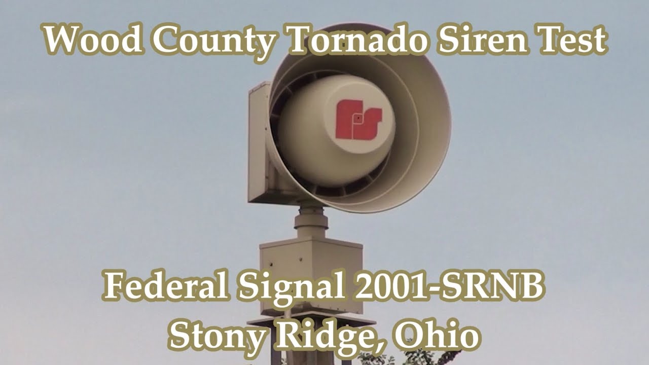 Stony Ridge, OH Federal 2001-SRNB Siren Test 6-3-17 - YouTube