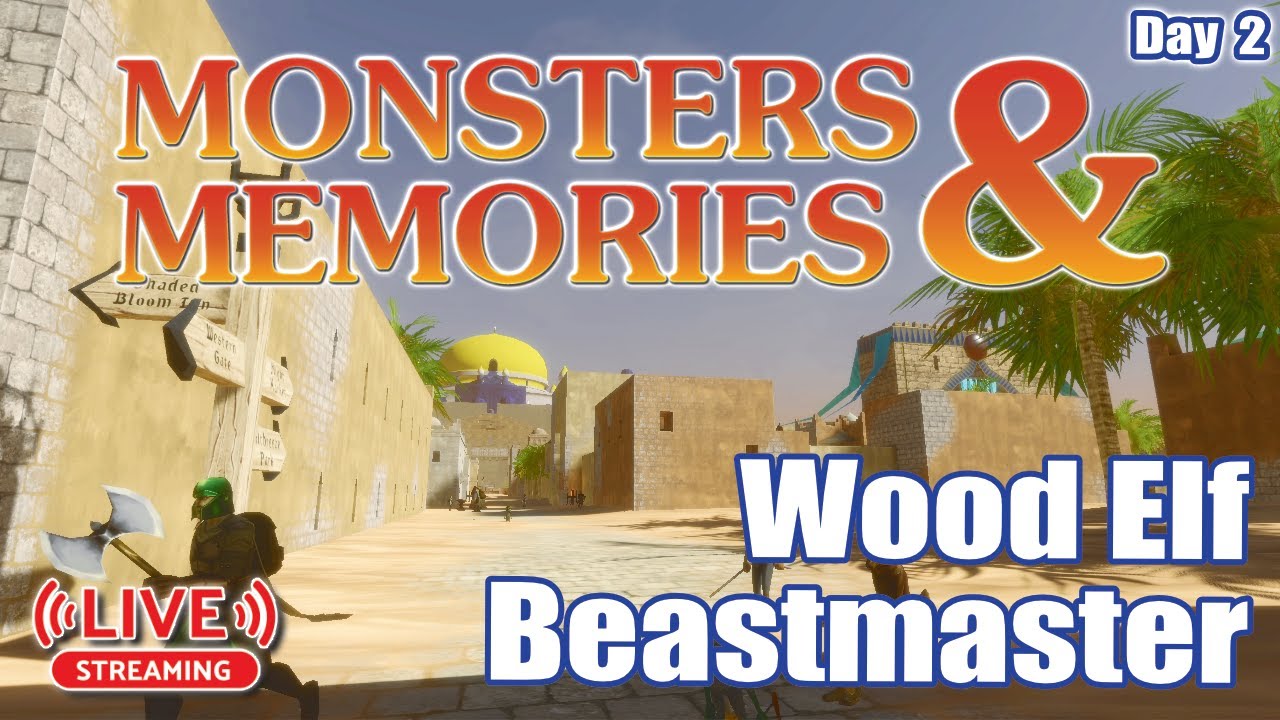 Monsters & Memories | Beastmaster • Wood Elf | Community Alpha Test ...